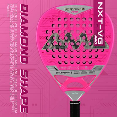 新款Padel racket板球拍24K碳纤维Padel拍笼式网球拍AMASPORT球拍