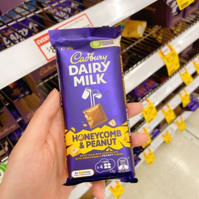澳洲代购直邮 cadbury 吉百利 牛奶巧克力 随身携带小包装 100g
