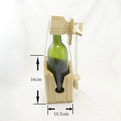 解密盒子木质红酒解环解扣解锁九连环孔明锁鲁班锁智力益智游戏