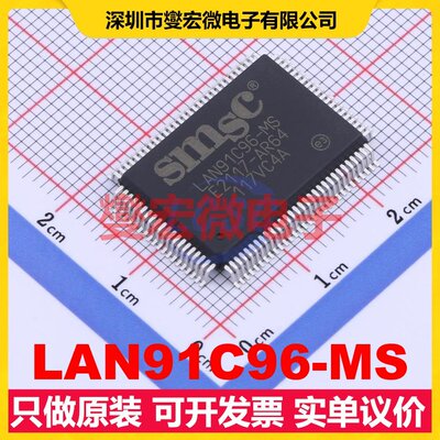LAN91C96-MS QFP-100(14x20) 并行接口芯片IC
