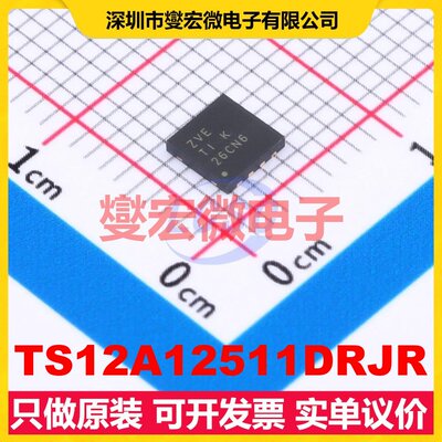 TS12A12511DRJR WSON-8-EP(3x4) 模拟开关/多路复用器芯片IC