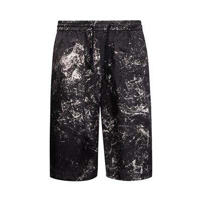 ANDREW MACKENZIE男士 夏季款休闲舒适松紧系带印花短裤休闲裤