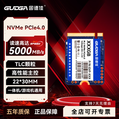 固德佳GVF 2230固态硬盘SSD M.2 NVMe 512G 1TB 游戏掌机 PCIe4.0