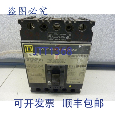原装供应FAL340901121 90A 3P 480VAC/250V DC 塑壳断路器 22519