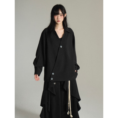 设计感衬衫小众极简无性别中性