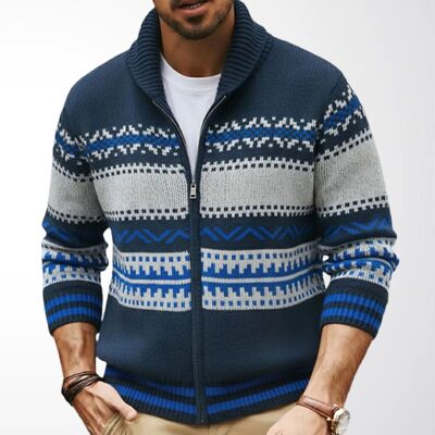 复古加厚开衫毛衣针织外套