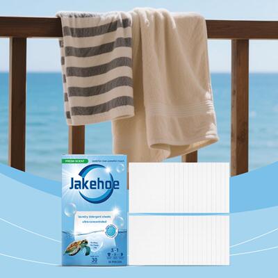 JAKEHOE Laundry Detergent Sheets for Daily Cleaning - Gently