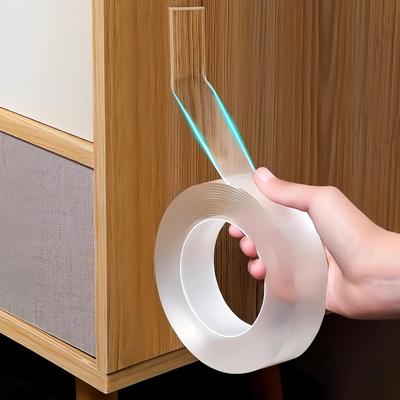 Wall-mounted adhesive cable organizer for power strips and s