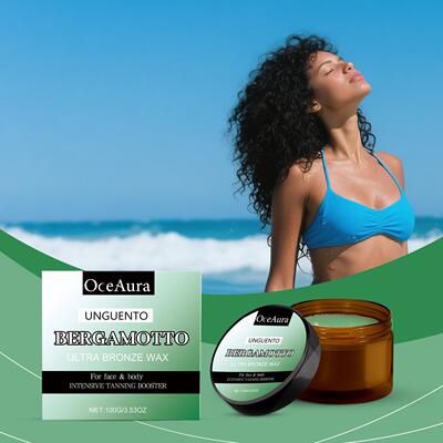 OceAura Bergamot Body Bronzing Cream - Summer Beach Moisturi