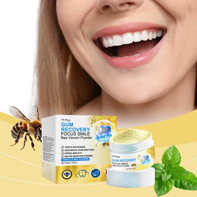 ORALHOE Bee Venom Gum Care Tooth Powder for Gum Protection,