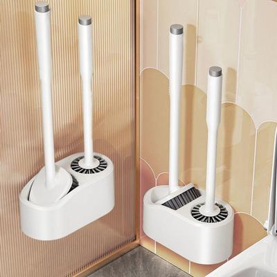 2024 New Model Toilet Brush Set for Home Use - No Dead Corne