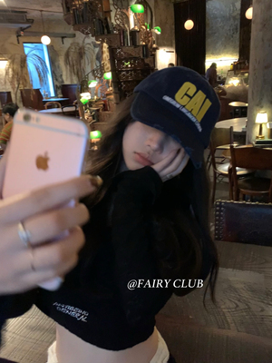 新款美式复古刺绣棒球帽女春夏显脸小街头韩版软顶大头围鸭舌帽潮