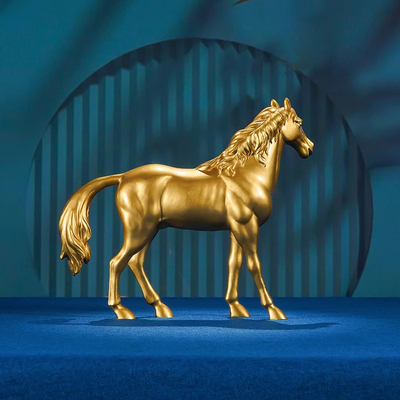 铜马摆件招财马到成功生肖马家居客厅店铺办公室装饰乔迁开业礼品