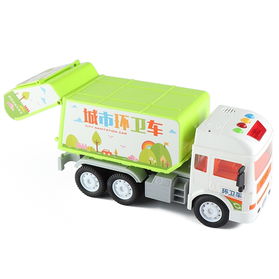 大号环卫垃圾车益智音乐故事灯光