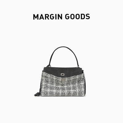 Margin GoodsSofty Shoulder Bag小众白色单肩斜挎大容量女包