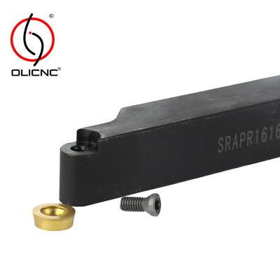 SRAPR1616H10 铣床工具架 + 10 件 RPMT1003T3刀片硬质合金插入件