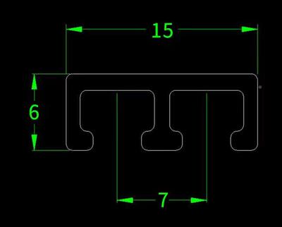 合型支架15x6OLM光电传开关铝材9x6双材槽铝金感器铝槽