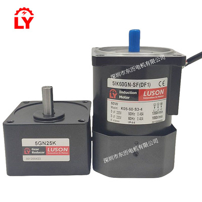 LUSON昆山如展电机5IK60GN-SF(DF1)减速机5GN25K马达K05-60-S3-4