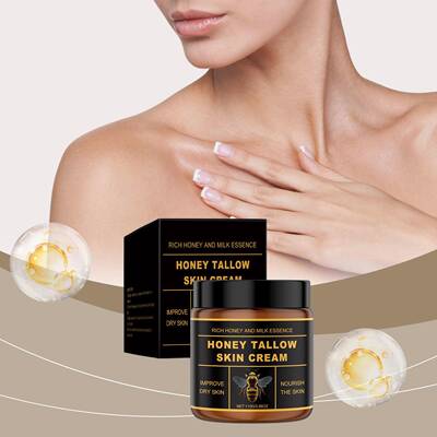 Tallow and Honey Cream: A deep nourishing body cream that im