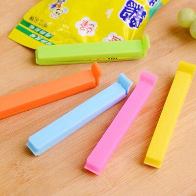 Creative Candy-Colored Sealing Clips, Plastic Bag Seals, Foo