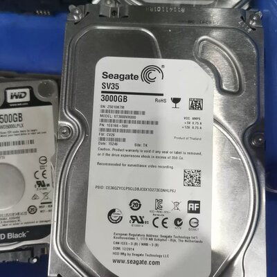 议价希捷SV35 3TB机械硬盘，型号ST3000VX000，3可维修