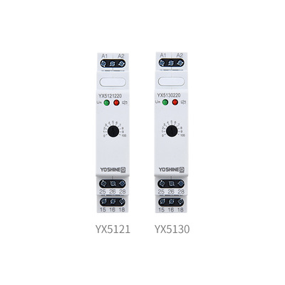 yx5111/5121 时间继电器 spdt dpdt 断开 导轨型继电器