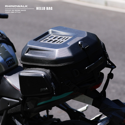 Rhinowalk犀牛漫步摩托车后座包尾包骑行背包机车双肩骑士硬壳包