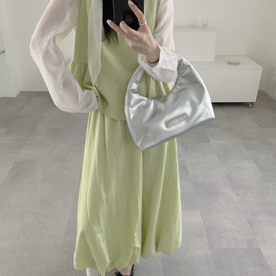 eternal.西子-春夏首爆圆领不挑人纯色宽松背心背心51799