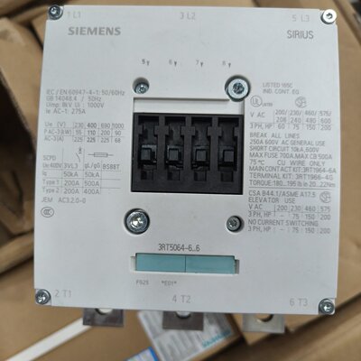 议价西门子交流接触器3RT5064-6AP36