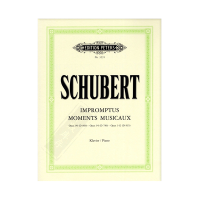 舒伯特即兴曲和音乐瞬间钢琴