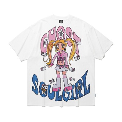 韩国niceghostclub soulpusssycat短袖T恤姜涩琪林娜琏同款