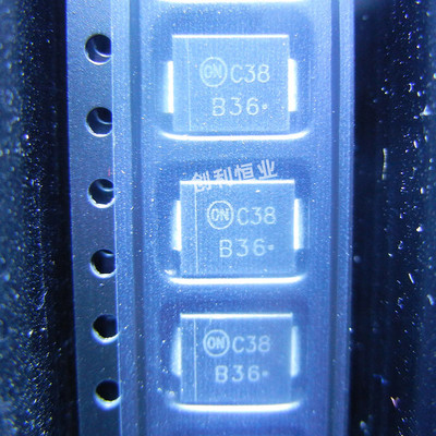 贴片肖特基二极管 MBRS360T3G 丝印B36 60V/3A SMC DO-214AB 原装