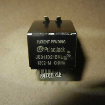 J0011D21BNL J0011D21B带灯带滤波PULSE RJ45网络接口插座带弹片