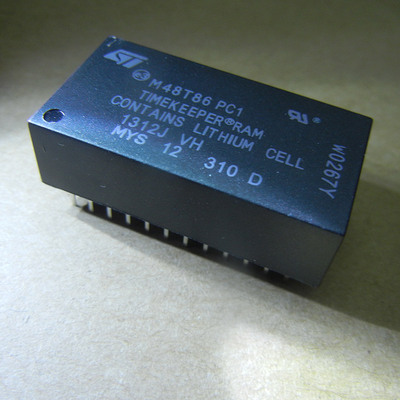 M48T86PC1 M48T86PCI 全新原装 时钟电池模块 直插DIP-24脚