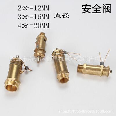 气泵空压机放气阀压力阀弹簧式排气阀泄压阀A21W-16T 2分 4分