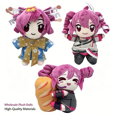 跨境新品 重音テトkasane teto plush 重音teto 毛绒玩偶公仔