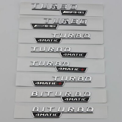 奔驰AMGTURBO4MATIC侧标车标