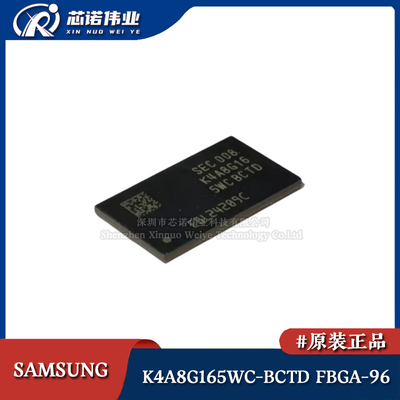 原装 K4A8G165WC-BCTD FBGA-96 DDR4 数据率同步动态随机存储器IC