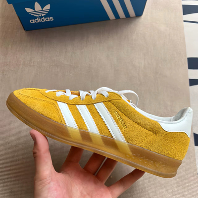 adidas originals GAZELLE INDOOR 潮流休闲低帮 耐磨板鞋HQ8716