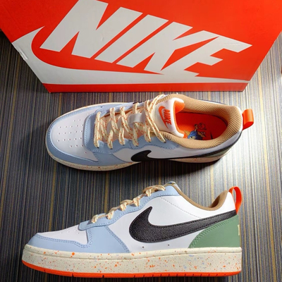 Nike Court Borough 2 Low 2 合成革皮革冰淇淋板鞋DX6052-101