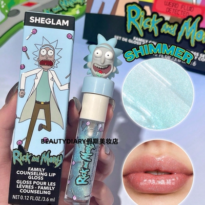 现货Sheglam瑞克和莫蒂彩妆Rick and morty唇釉唇蜜化妆