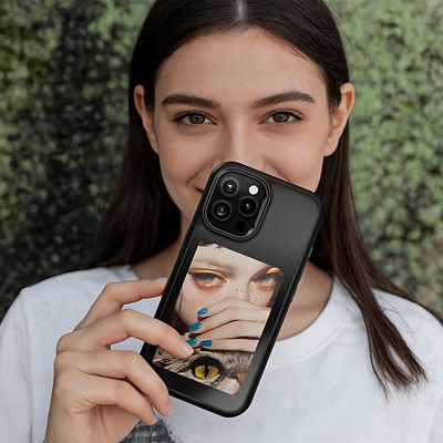 【还原生图】顺丰努技适用苹果16promax新款墨水屏手机壳iphone15/14pro智能ai投屏13小卡NFC显示屏diy情侣