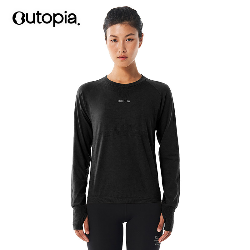 Fibonacci美利奴羊毛15度高弹力女士长袖*LincSpun®| Outopia_虎窝淘