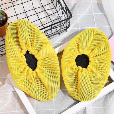 新款直销布鞋套可反复洗家用加厚网纱布防滑样板房儿童鞋套家用布