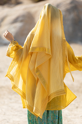 「天丝披肩头巾」萃CUI 写意国风-西域风新疆旅行百搭单品女