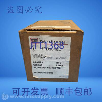 现货供应Cutler Hammer HFD3040L 工业断路器 FNOB