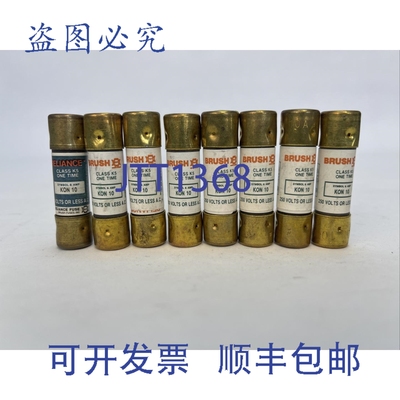原装供应RELIANCE/BRUSH KON10 K5 级保险丝 10 安培 250 伏电（