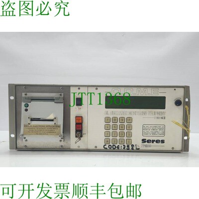 原装供应SERES ODME-S 663 Mk III 石油排放监视和控制设备