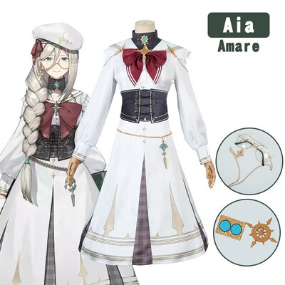 虚拟主播cos 彩虹社EN ILUNA Aia Amare cosplay服全套