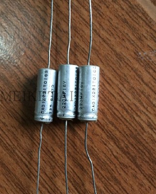 进口美国 mallory 16V220U 220MF 轴向滤波退耦电解电容